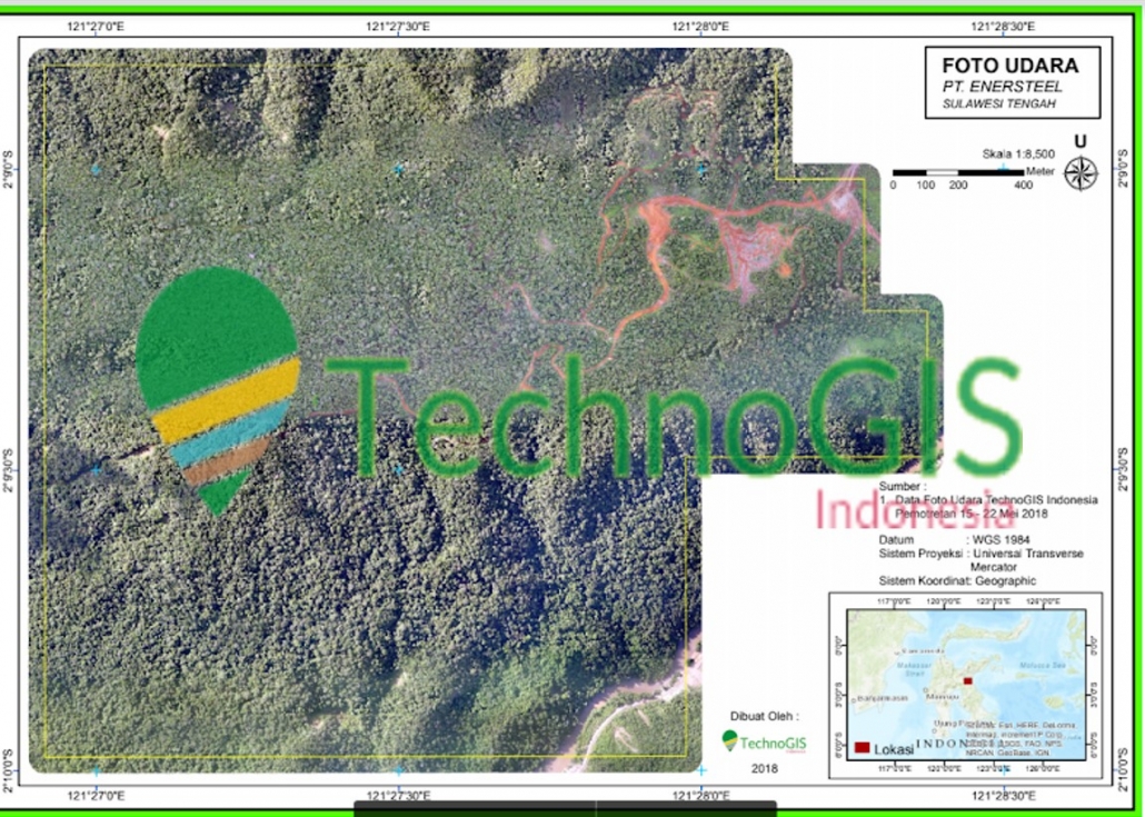 Jasa Pemetaan Foto Udara Drone UAV | TechnoGIS Indonesia