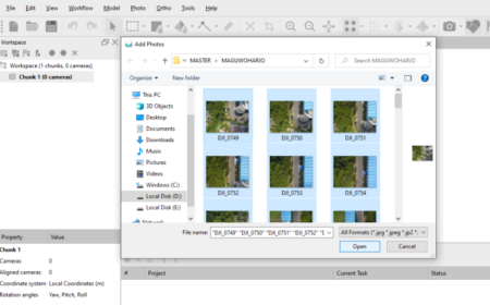 Pembuatan DSM dan DTM Menggunakan Agisoft Metashape
