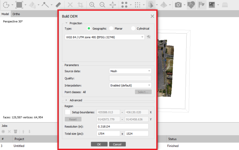 Pembuatan DSM dan DTM Menggunakan Agisoft Metashape