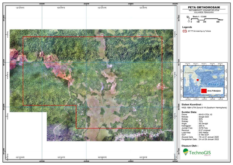 Peta orthomosaic | TechnoGIS Indonesia